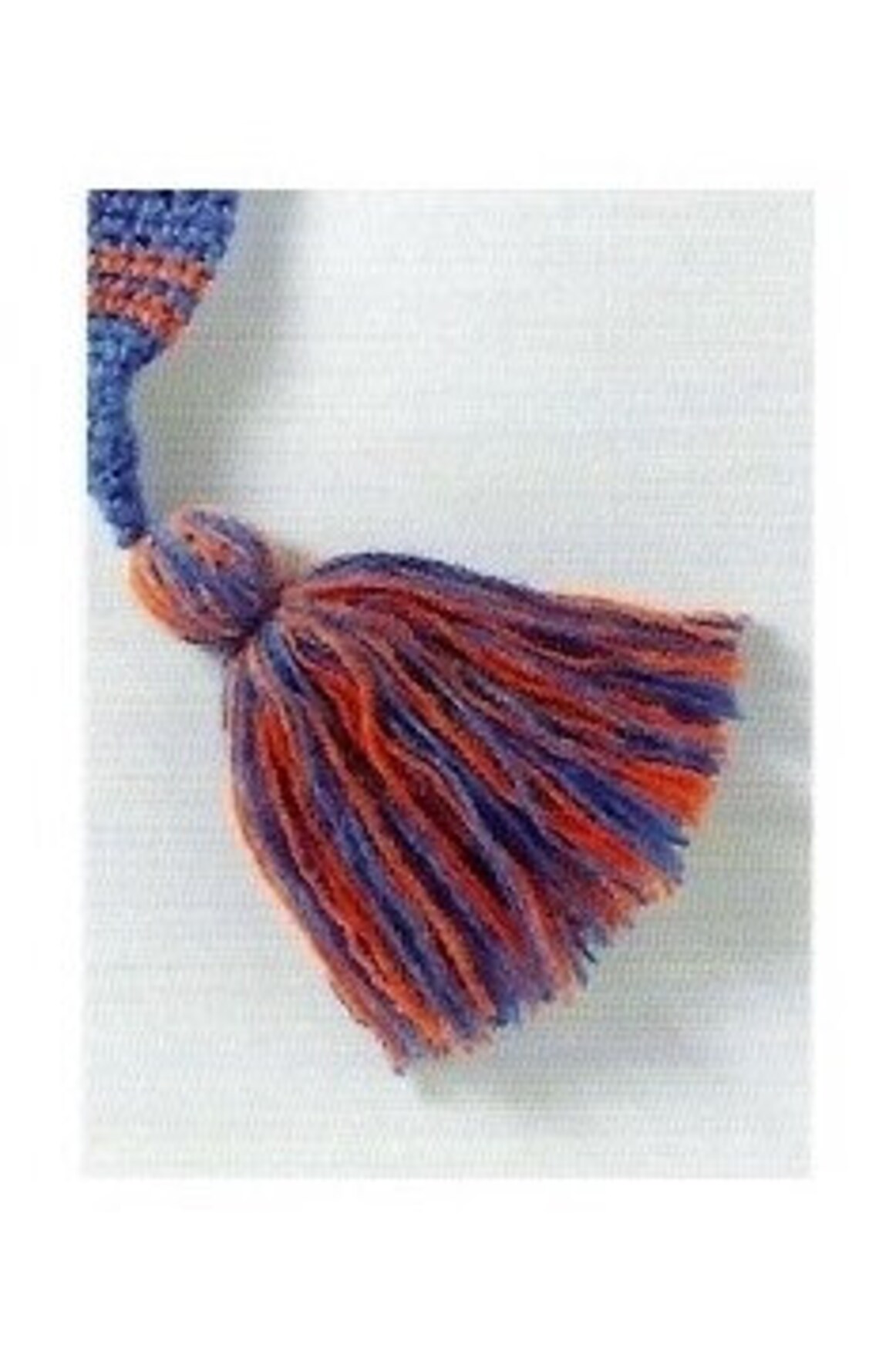 Crochet Pattern Long Stocking Cap PDF Instant Digital Retro Stocking ...