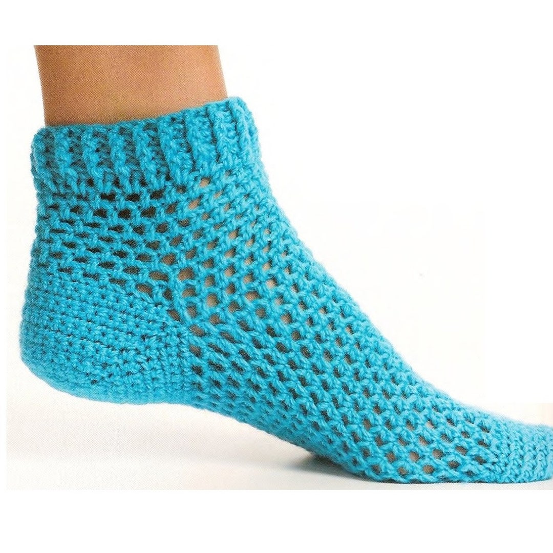 PATTERN for CROCHET Socks, Crochet Lace Socks Pattern, Socks Pattern ...