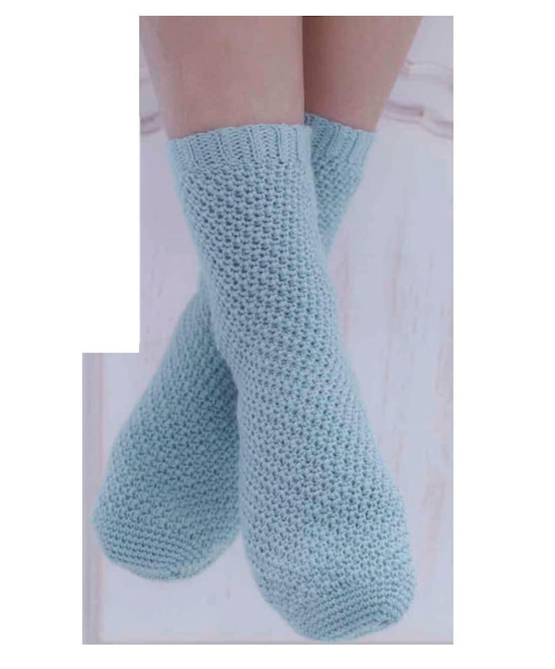 Crochet Socks Pattern PDF Instant Digital Mens Chunky Socks - Etsy