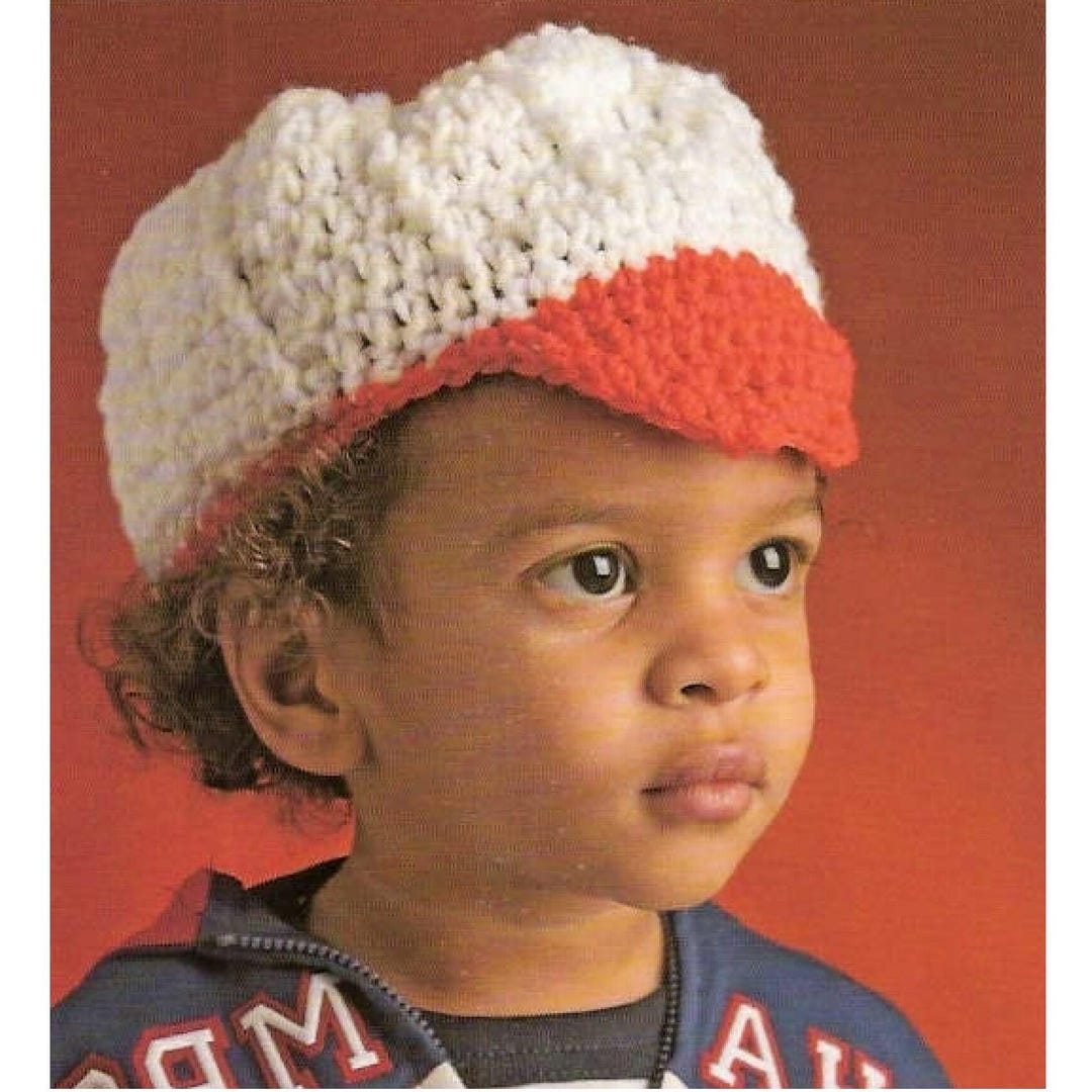 Baby Baseball Cap CROCHET PATTERN, Baseball Hat Crochet Pattern ...