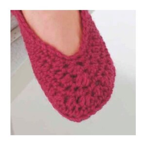 Crochet Slippers Pattern PDF Instant Digital Ladies Soft Slippers ...