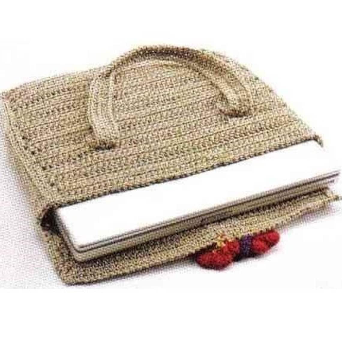 Crochet Laptop Bag Pattern PDF Instant Digital Laptop Tote Bag Pattern ...