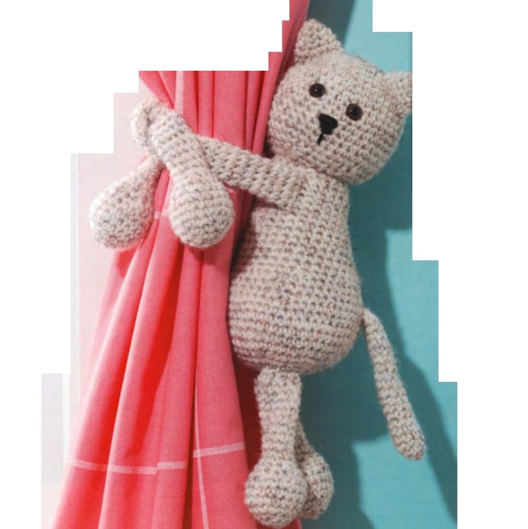 Cat Crochet Pattern PDF Instant Digital Crocheted Cat Download Cat ...