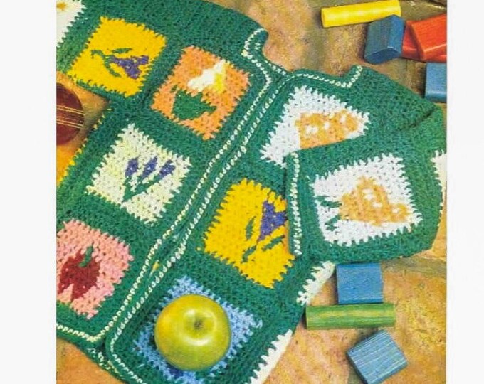 CROCHET PATTERN & VIDEO/ Mini Pop Cardigan Crochet Pattern / Easy Top ...