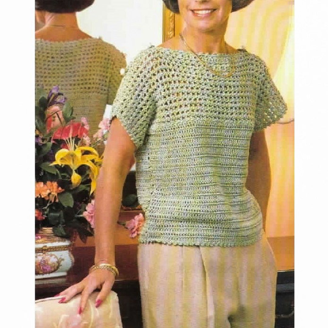 CROCHET PATTERN, Crochet Top Pattern, Beginner Crochet Pattern, Summer ...