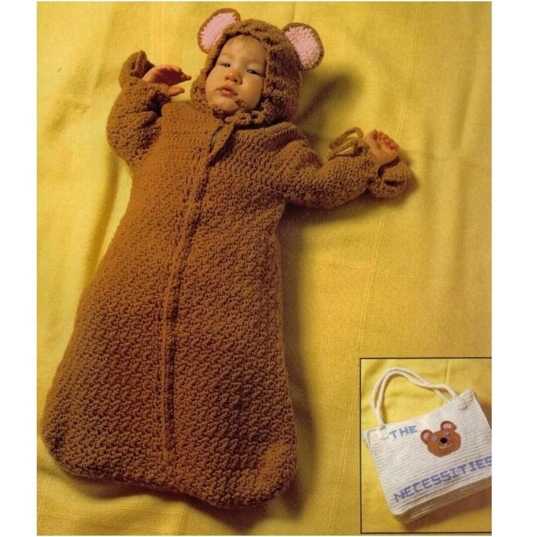 Newborn CROCHET PATTERN, Newborn Crochet Outfit Pattern, Sleeping Sack ...