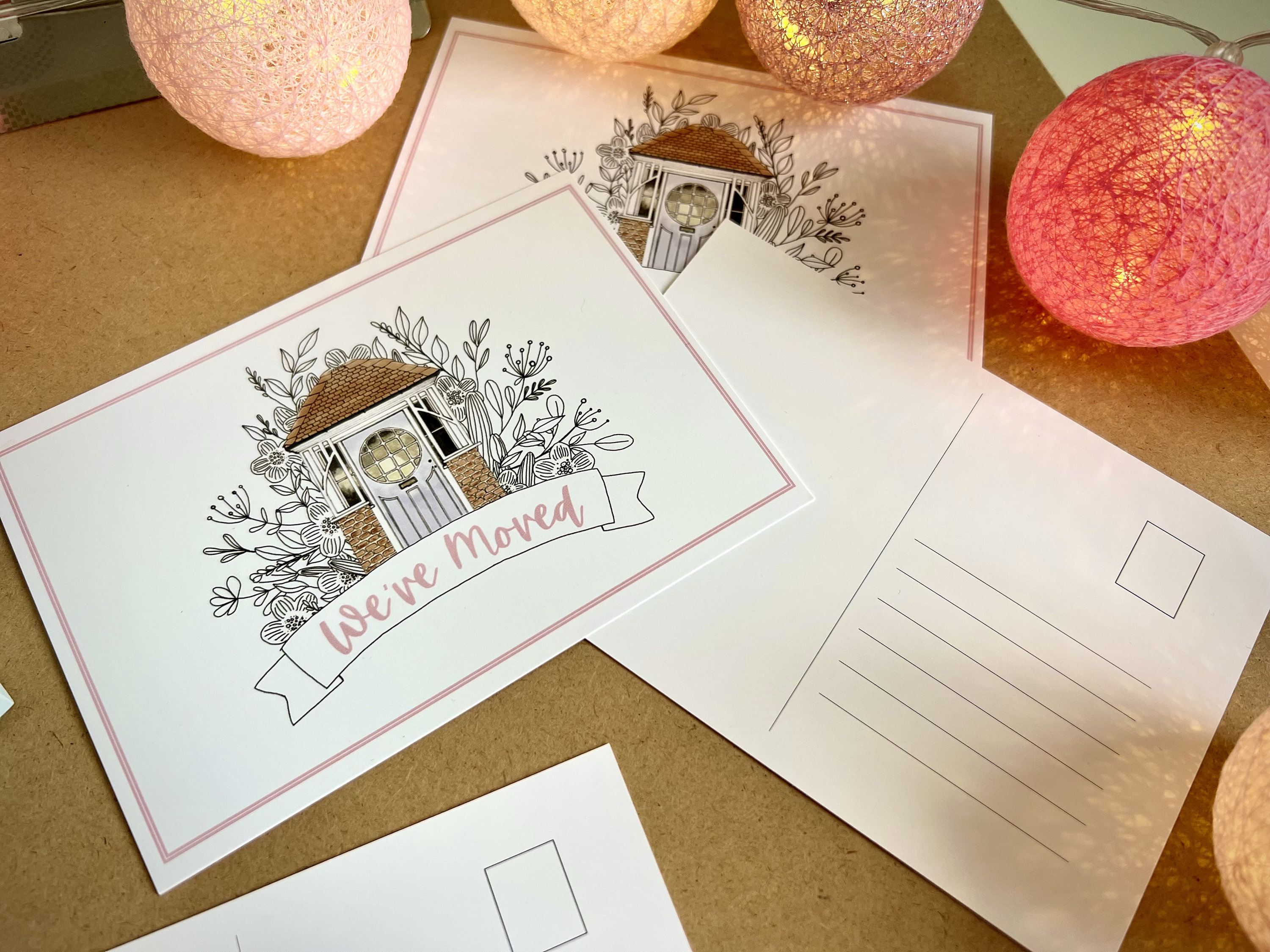 We’ve Moved Postcards, Multipack Change of Address Cards, Floral New ...