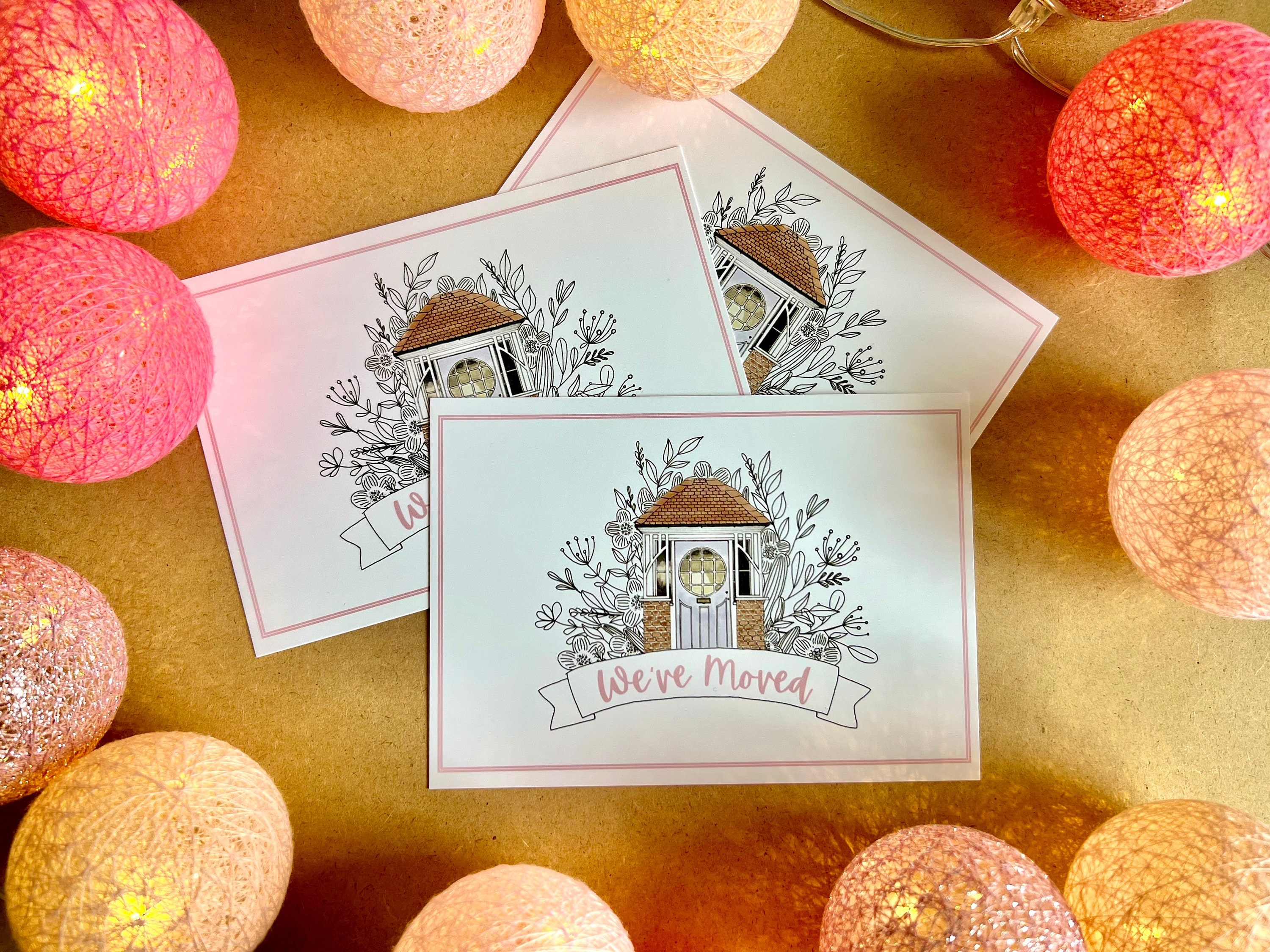 We’ve Moved Postcards, Multipack Change of Address Cards, Floral New ...