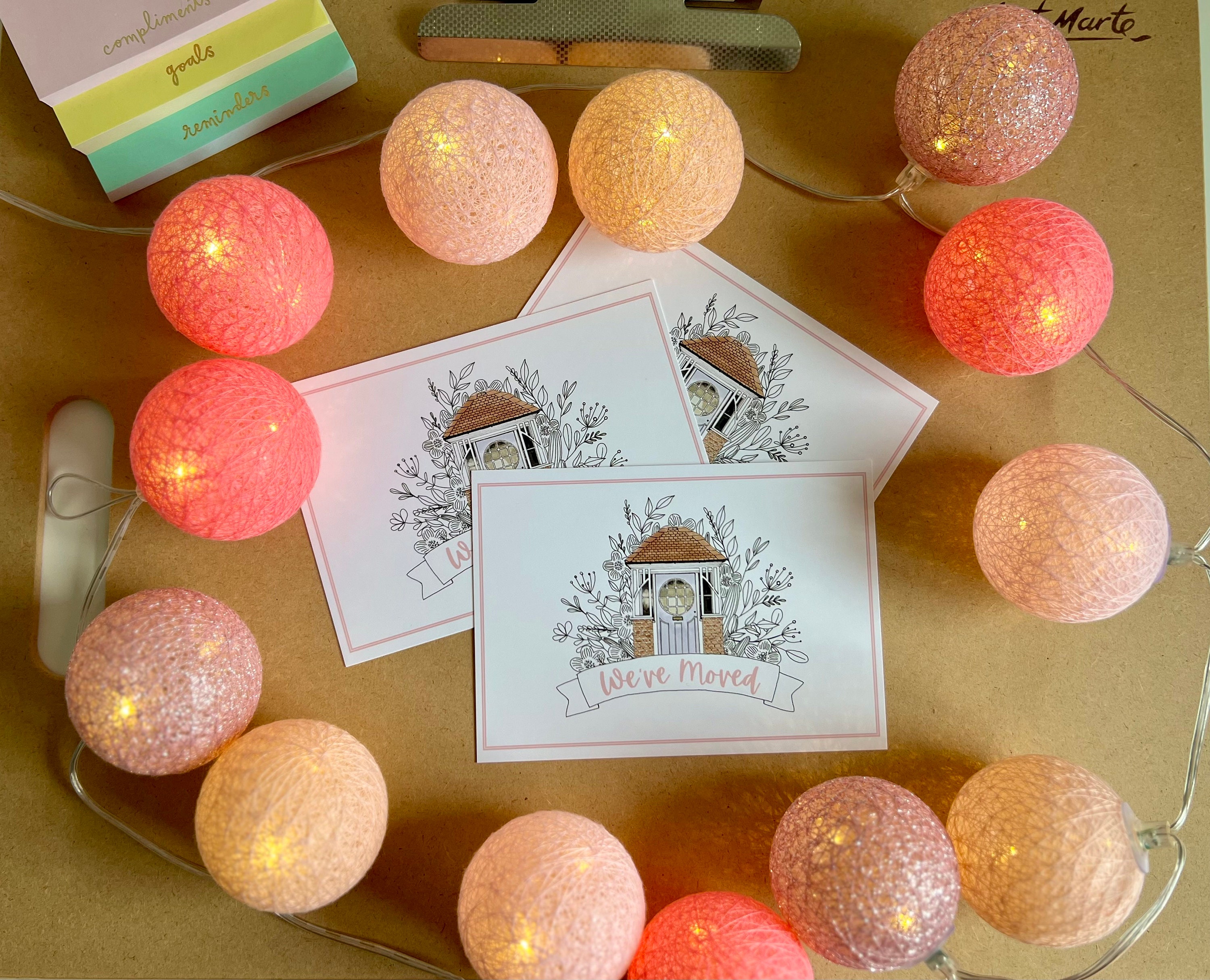 We’ve Moved Postcards, Multipack Change of Address Cards, Floral New ...