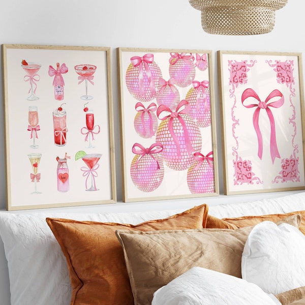 Bow Preppy Wall Decor - Etsy