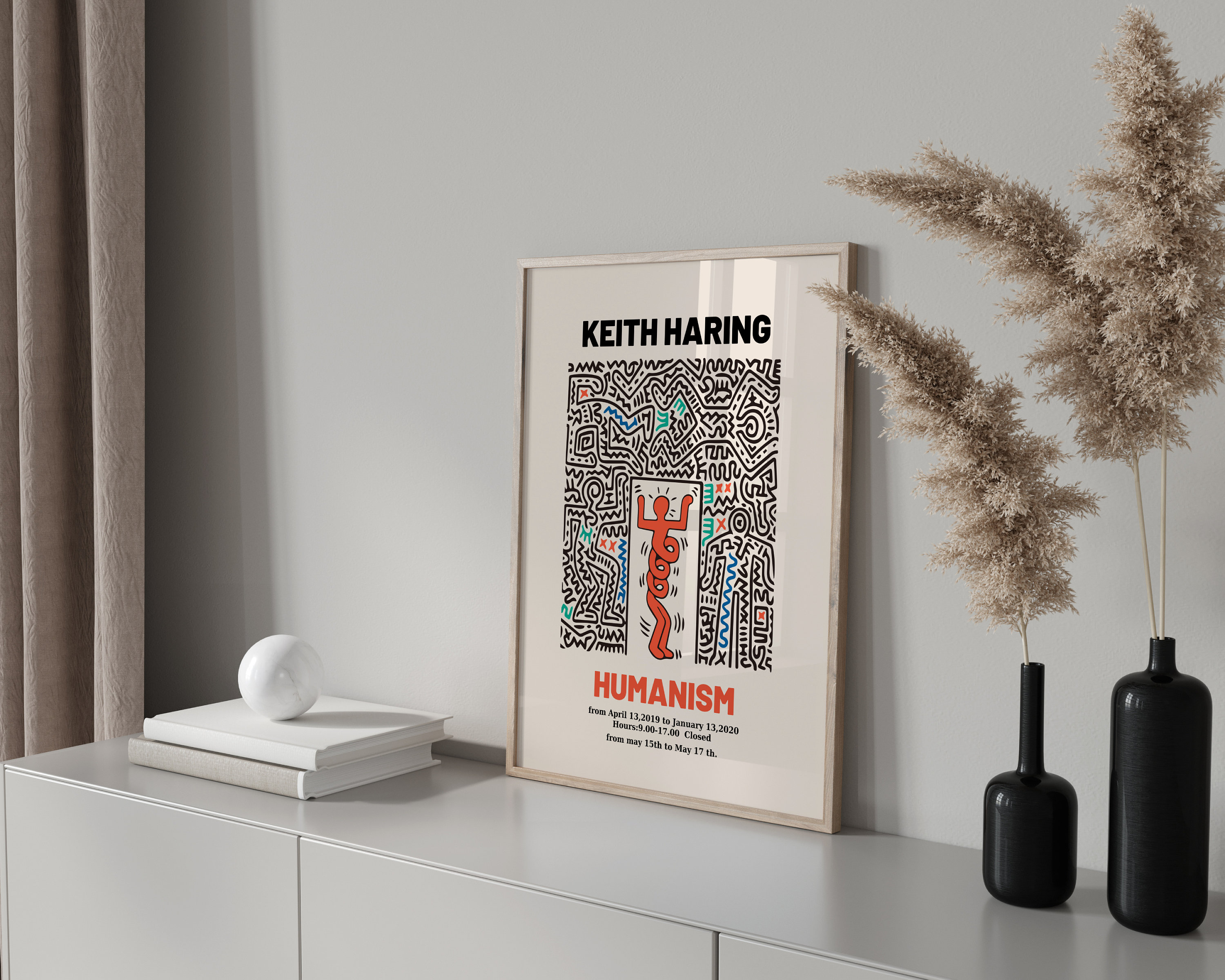 Keith Haring Humanism, Keith Haring Pop Art, Keith Haring Poster, Keith ...