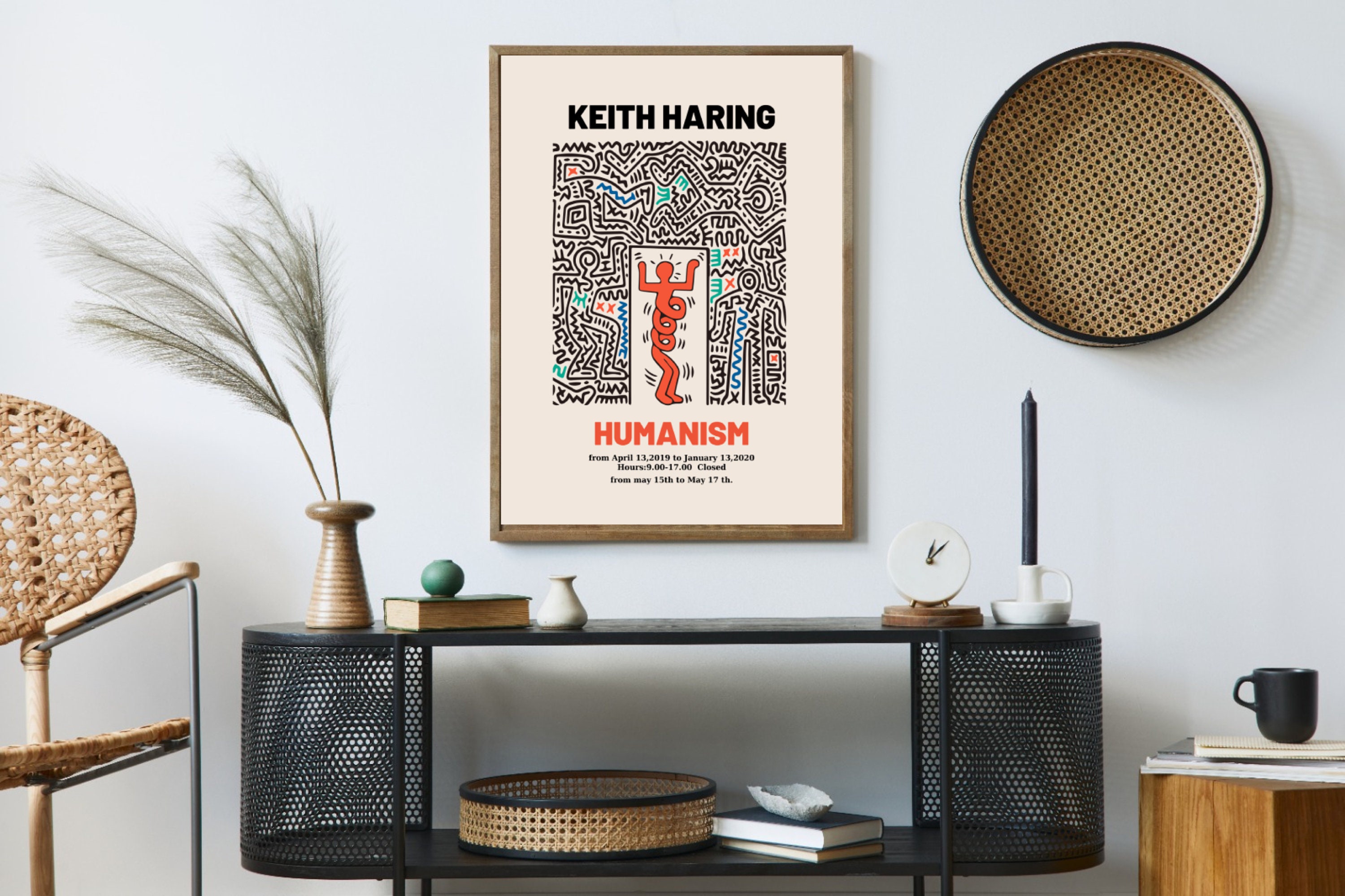 Keith Haring Humanism, Keith Haring Pop Art, Keith Haring Poster, Keith ...