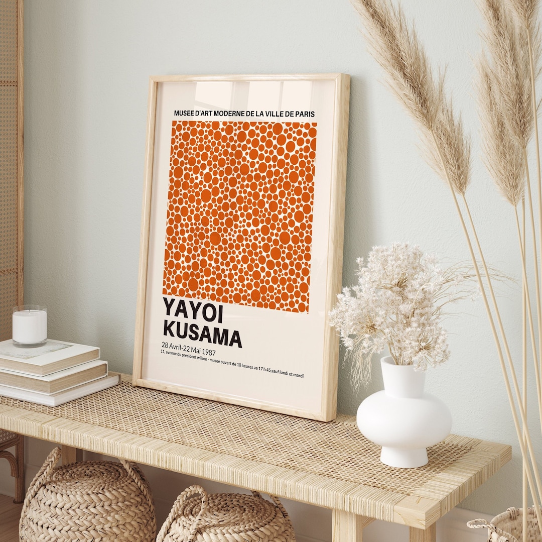 Yayoi Kusama Poster, Yayoi Kusama Print, Yayoi Kusama Exhibition Poster ...
