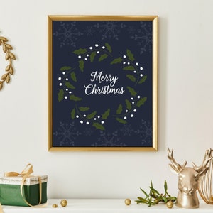 Gallery Set of 6 Christmas Prints,holiday Wall Decor,xmas Poster Bundle ...