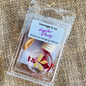 Botanical Hanging Car Diffuser, Cute Scented Car Accessories to Refresh ...