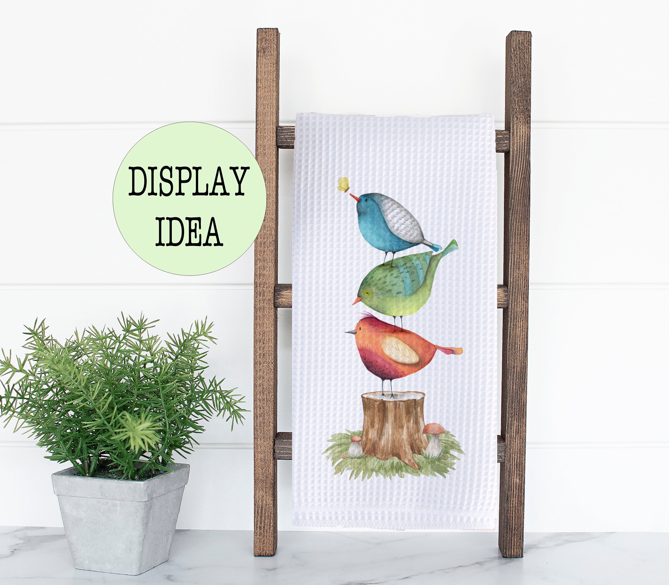 Kitchen Counter Ladder for Tea Towels 8.75
