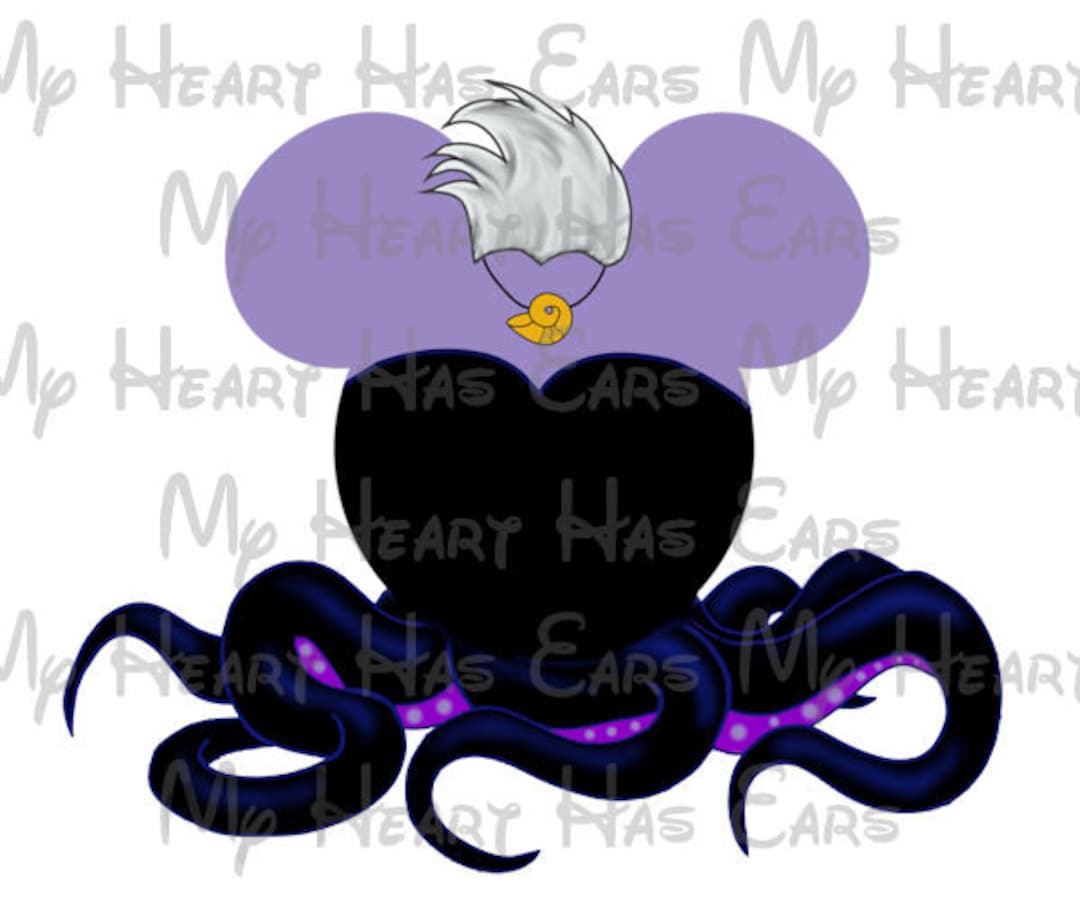 Ursula Minnie Mickey Mouse cabeza orejas imagen png archivo digital ...