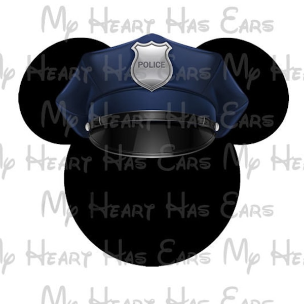 Mickey Mouse Police Officer - Etsy