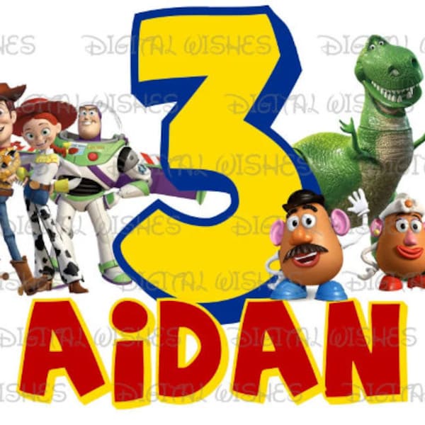 Toy Story Name Design - Etsy