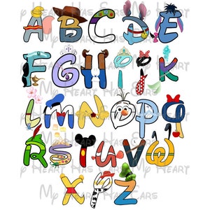 Mickey Mouse Letter Font