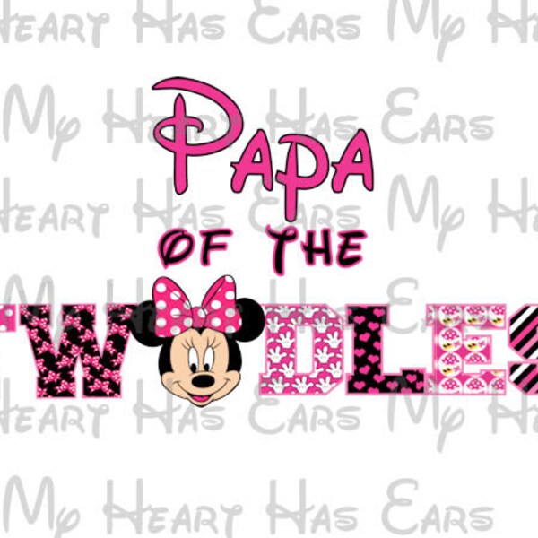 Papa of the Birthday Girl Minnie Mouse - Etsy