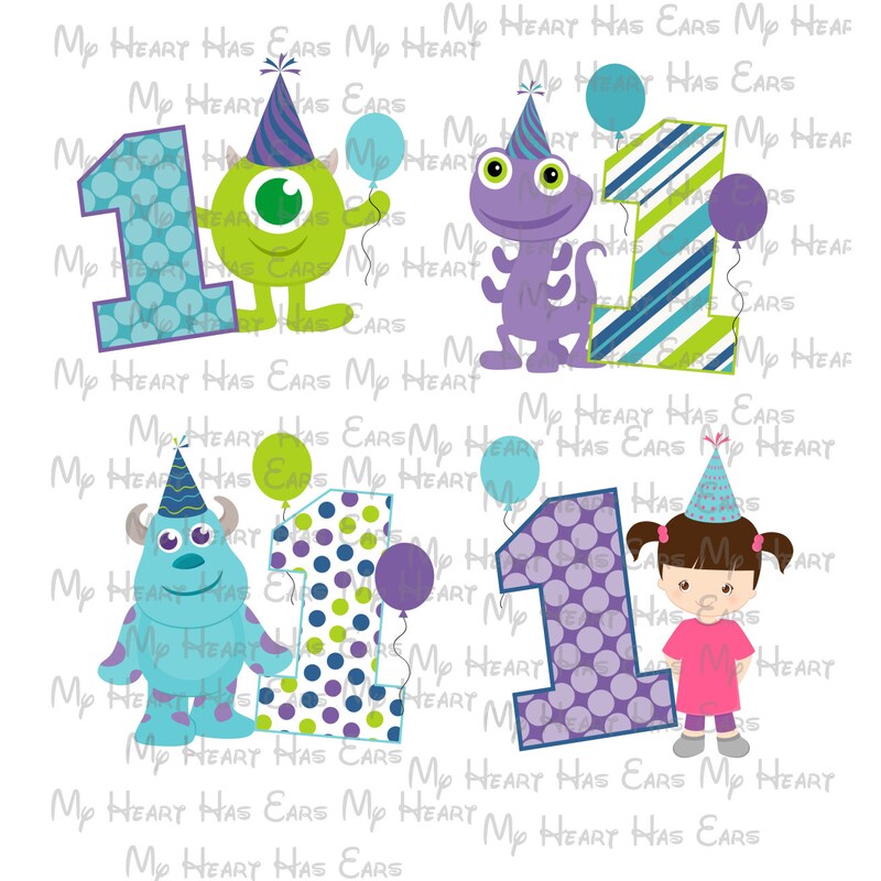 Monster 1st Birthday - Etsy