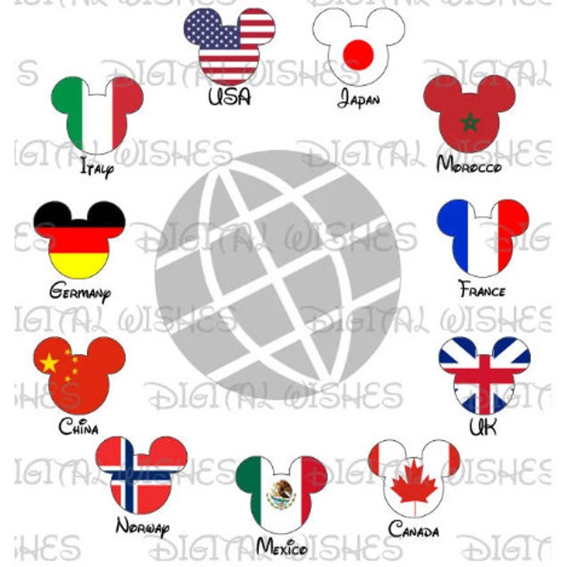 World Showcase Svg - Etsy
