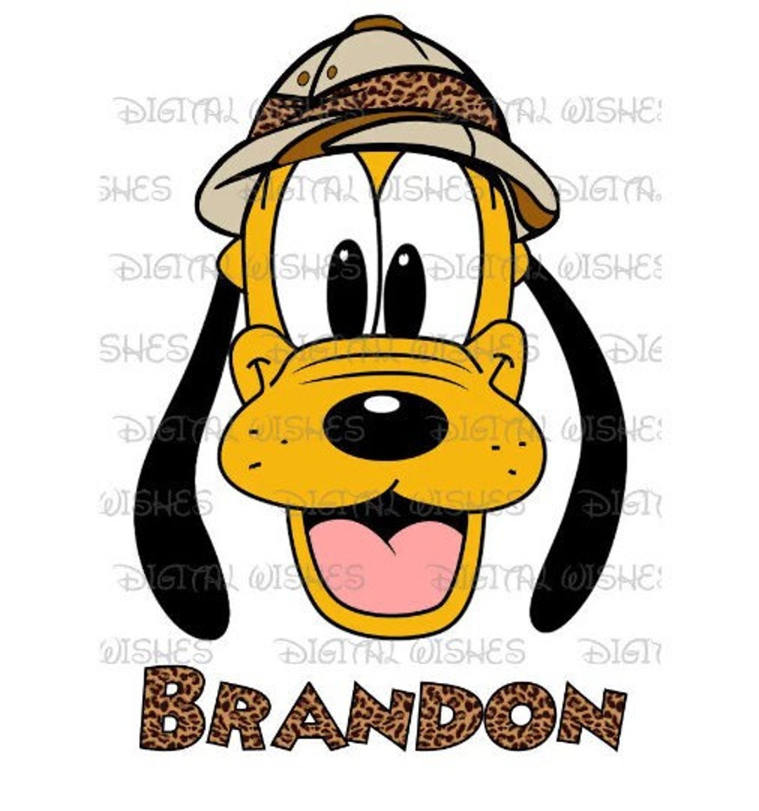 Pluto Safari Hat Image Png Digital File Sublimation Print Waterslide ...