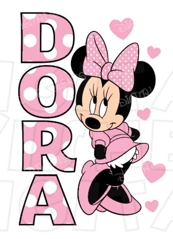 Minnie Mouse In Hot Pink