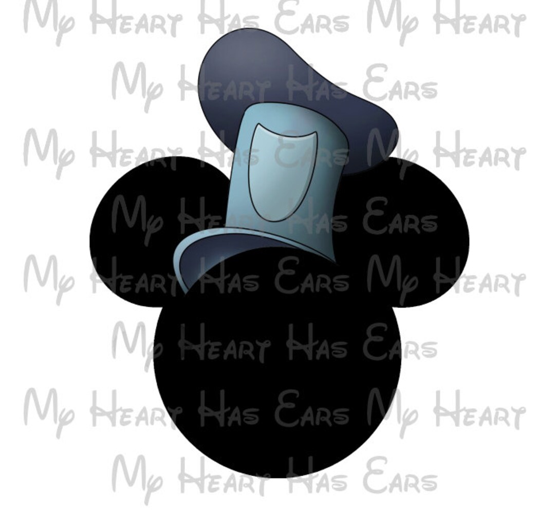Steamboat Willie Mickey Mouse Ears Head Image Png Digital File ...