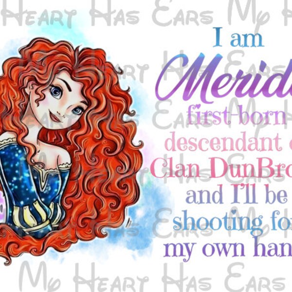 Brave Merida Quotes Etsy