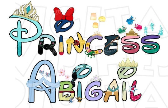 Princess Word Disney Font