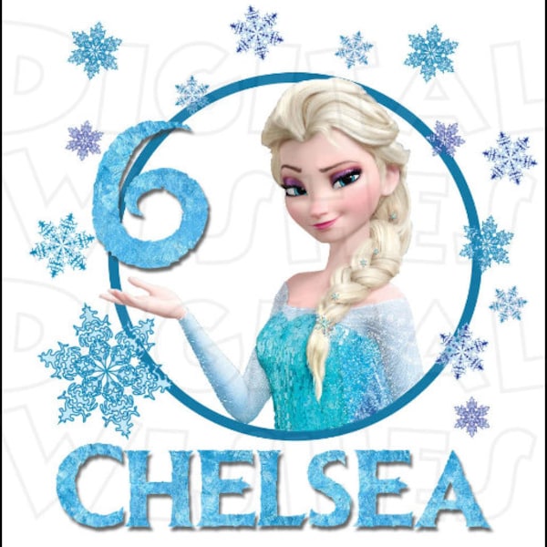 Elsa Birthday Shirt - Etsy