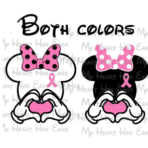 Minnie Mouse Cancer Svg - Etsy