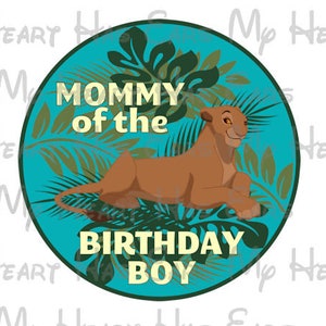 Simba Lion King Birthday Image Personalized ANY NAME NUMBER Png Clipart ...