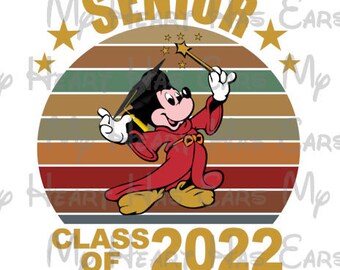 Senior Mickey Png - Etsy