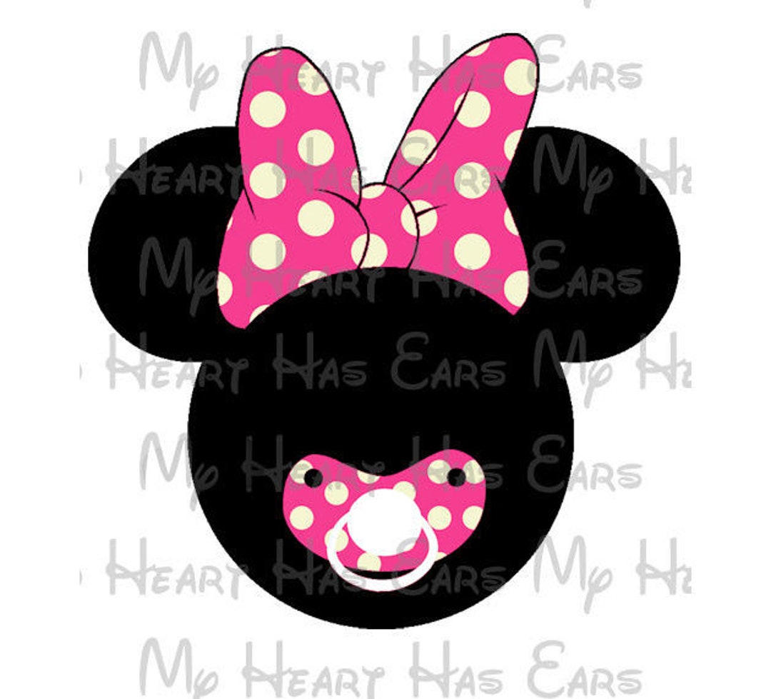 Light Pink Minnie Mouse Head