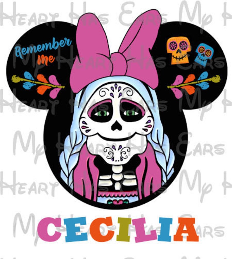 Coco Miguel Mickey Mouse Head Ears Image Png Digital File - Etsy