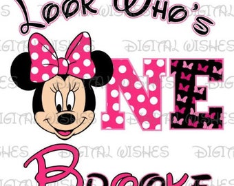 Mickey Mouse 1st Birthday Boy Image Personalized Png Digital | Etsy