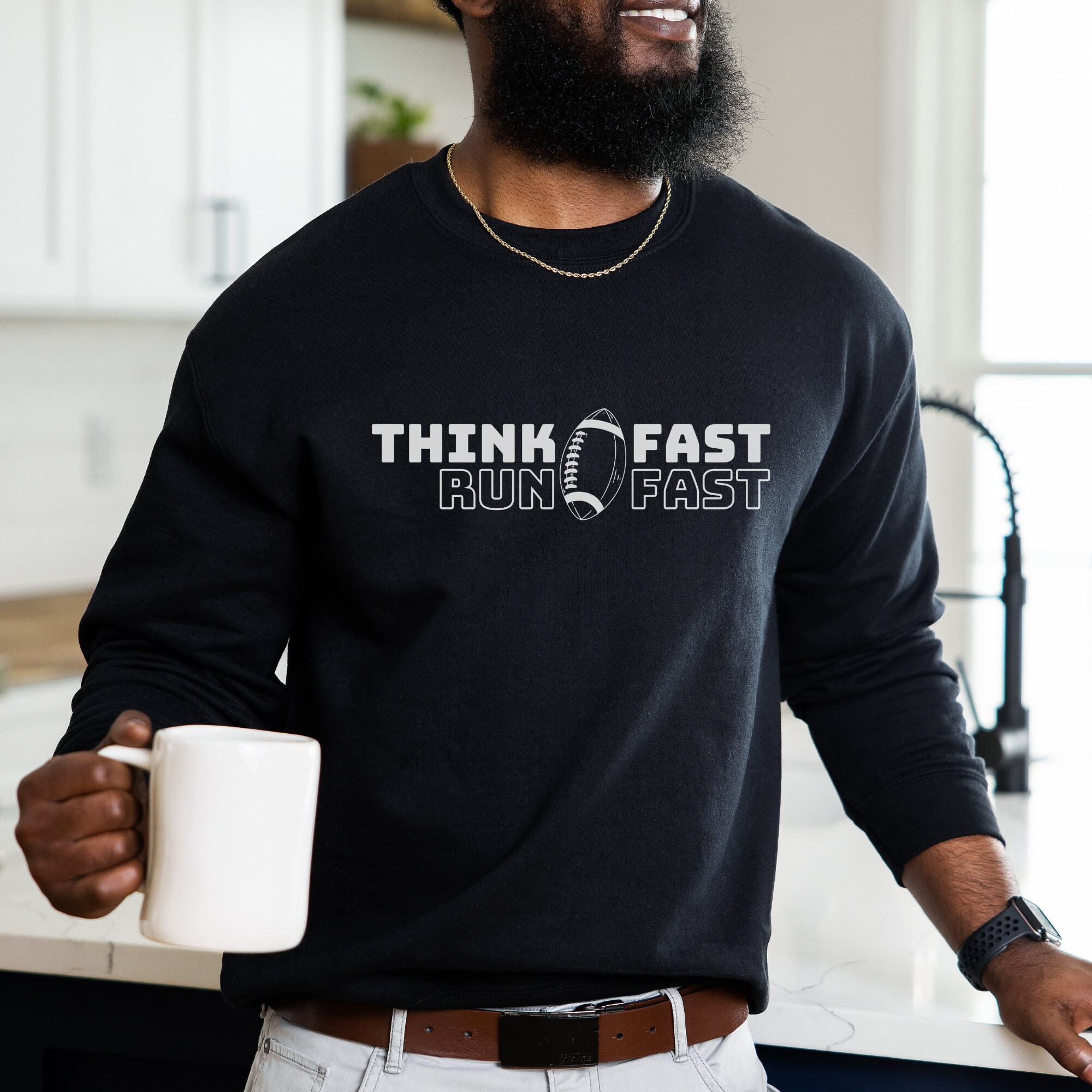 Chad Powers Sweatshirt - Think Fast Run Fast | College Football ...