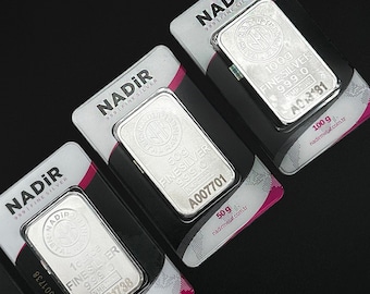 4 Pack of 3 6 12 and 24 Pure Silver Bars 1 Grain Each in - Etsy