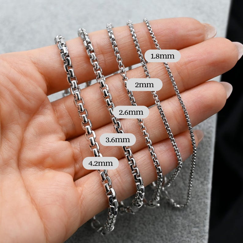 14K White Gold Box Chain Bracelet | Real Gold, Unisex - Etsy