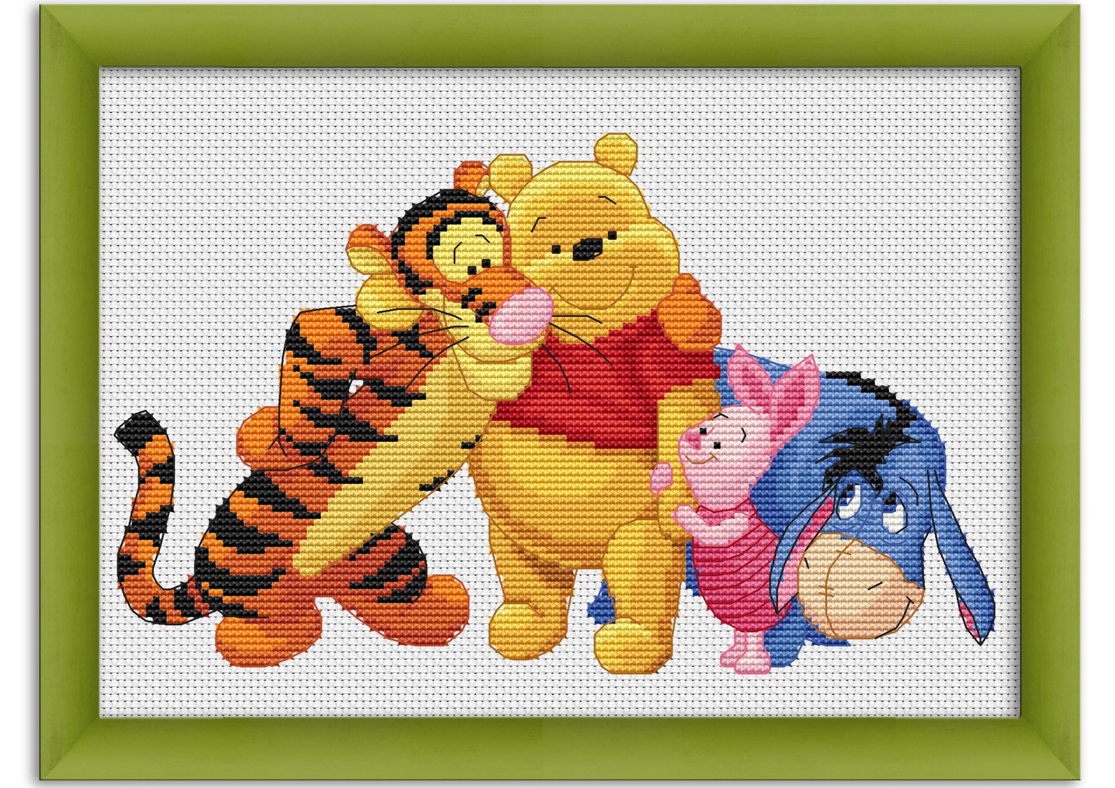 PDF Cross Stitch Pattern Winnie the Pooh and His Friends Instant ...