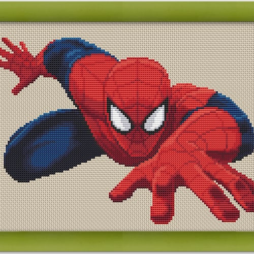 Superhero Cross Stitch PDF Pattern - Etsy