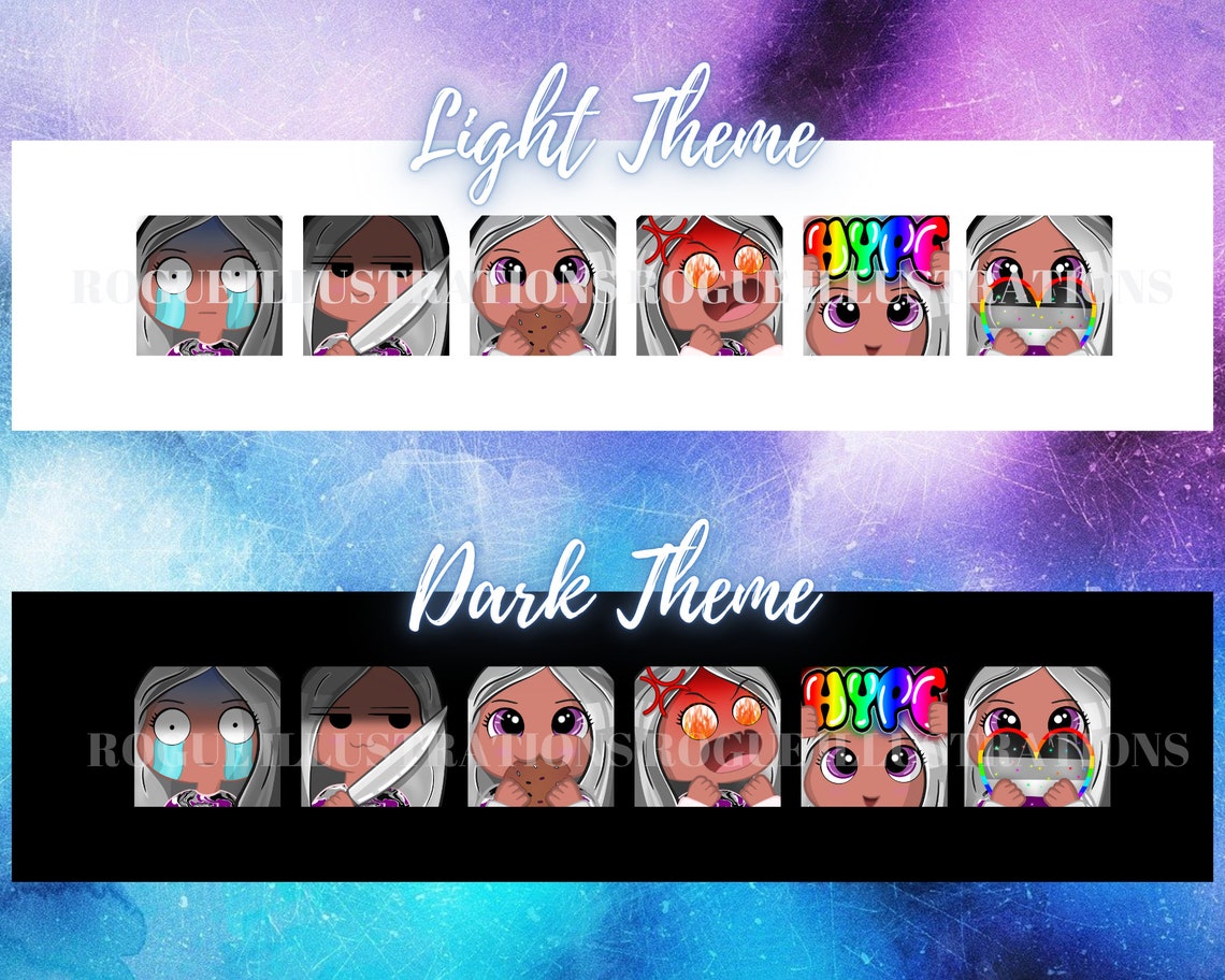 Colourful Asexual LGBTQIA Pride Emotes for Twitch & Discord, LGBTQ ...