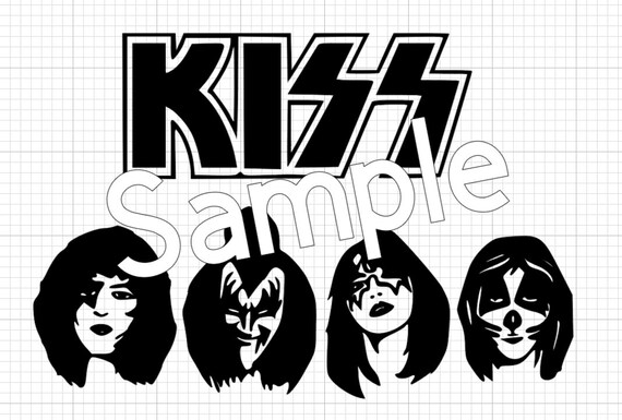 Archivo SVG del logotipo de KISS - Etsy España