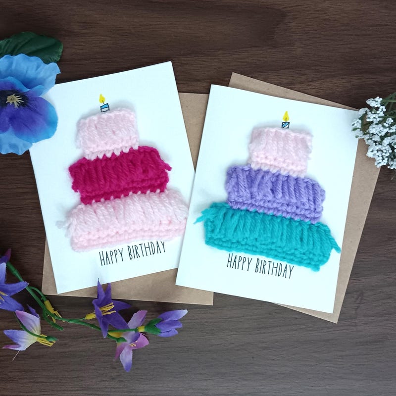 Crochet Card - Etsy