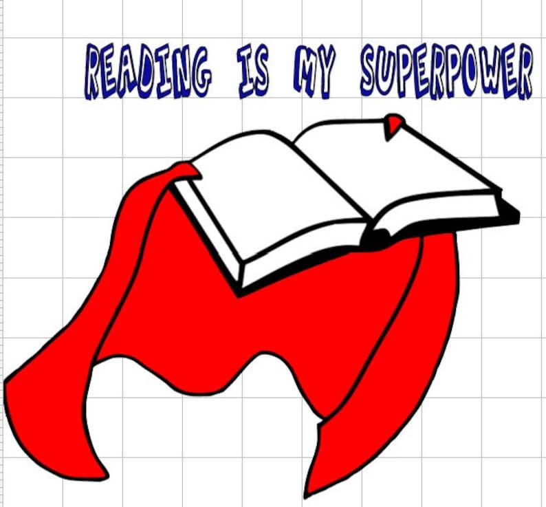 Reading is My Superpower - Etsy