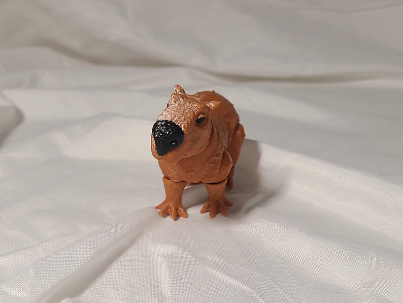 Mini Capybara Flexi Figure - Etsy