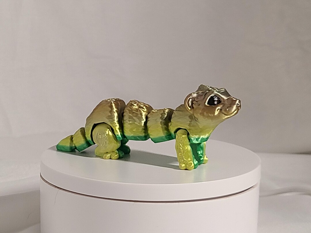 Mini Ferret, Flexi Figure - Etsy